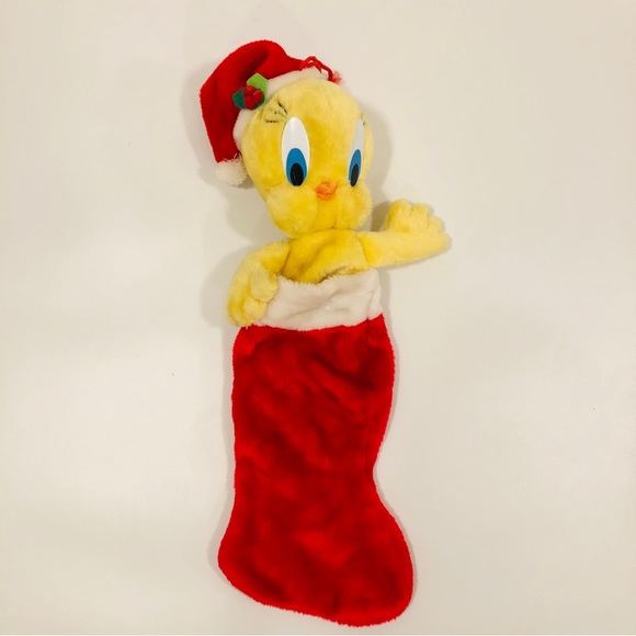 Warner Bros. | Holiday | Vintage Tweety Bird Christmas Stocking | Poshmark